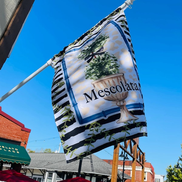 Personalized Flag, Monogram Garden Flags, Custom House Flag, Modern ...