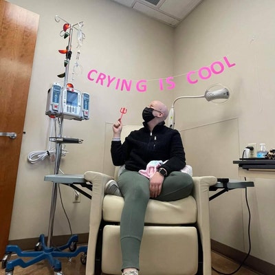 Crying is Cool, Crying is Cool Banner, Custom Banner, Custom Black ...