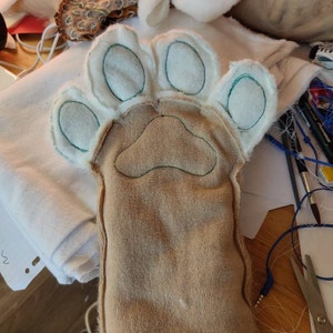 Puffy Fursuit Paw Pattern PDF DOWNLOAD - Etsy