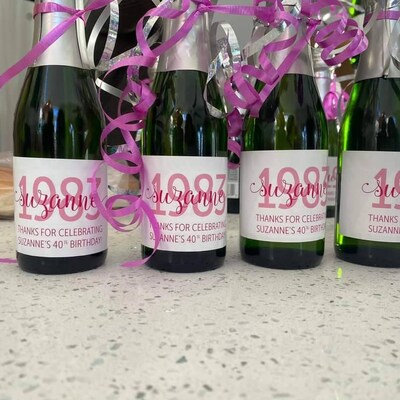 Mini Apple Cider Bottle Labels Personalized Apple Cider - Etsy