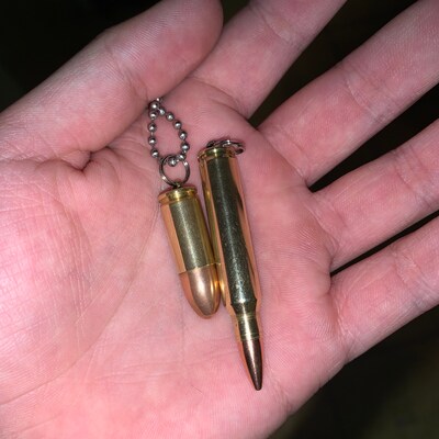 Bullet Key Ring 9mm, 45 or 223 - Etsy
