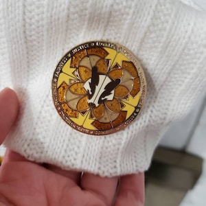 Stained Glass Magic Windows Enamel Pins Set - Etsy