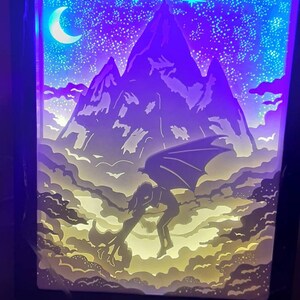 ACOTAR Book Nook Intricately Detailed Velaris Lightbox Rhysand and ...
