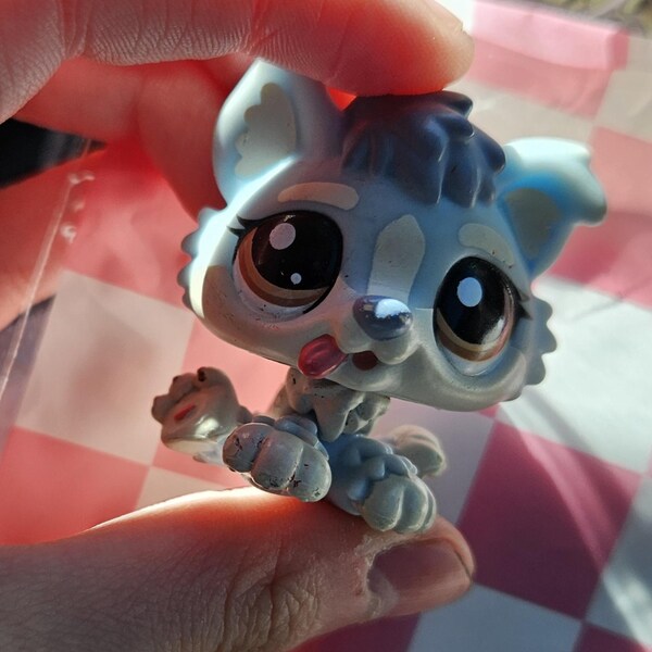 Littlest Pet Shop LPS Teal Zippered Soft Vinyl Carrying Case Collector ...