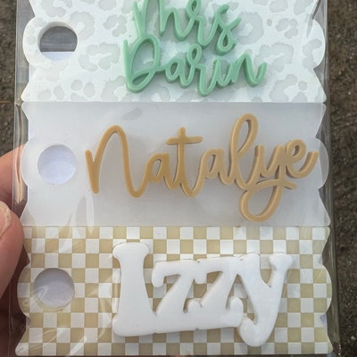 Teacher Wooden Sticky Note Holder Personalized Note Pad - Etsy