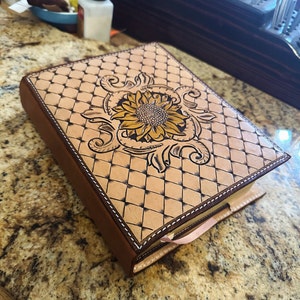 Sunflower Daisy Floral Vines Leather Tooling Tracing Design Pattern 2 ...