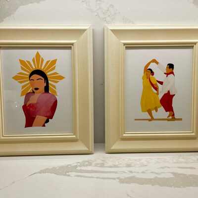 Tinikling Dancers Digital Download Filipina Illustration Design ...