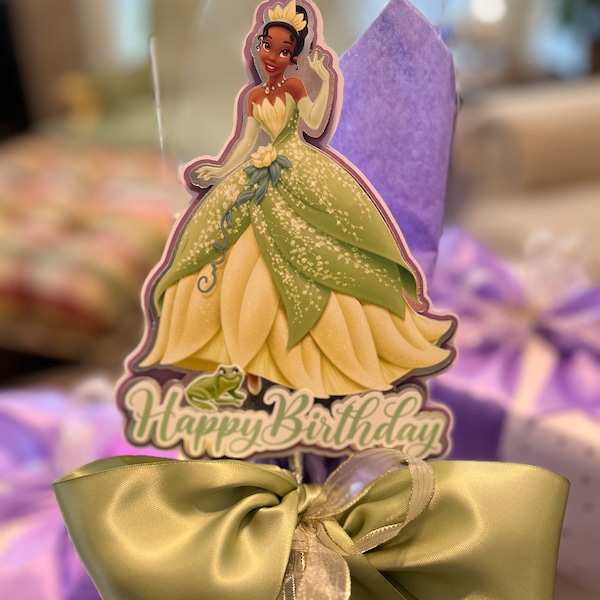 Princess Tiana Cake Topper - Etsy