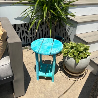 Handmade Porch or Patio Cocktail Table, Easy Assembly, Designer Series ...