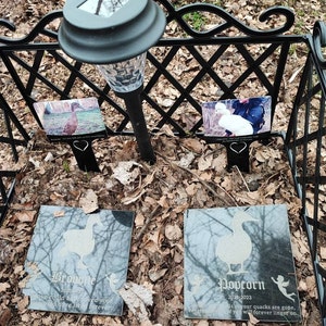 Custom Duck Goose Memorial Stone Pet Tombstone for Duck - Etsy