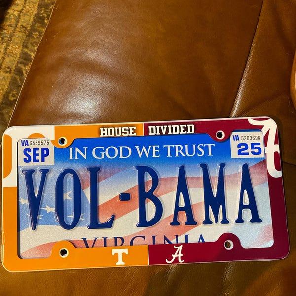 Custom College Greek Sorority & Fraternity Novelty License Plate ...