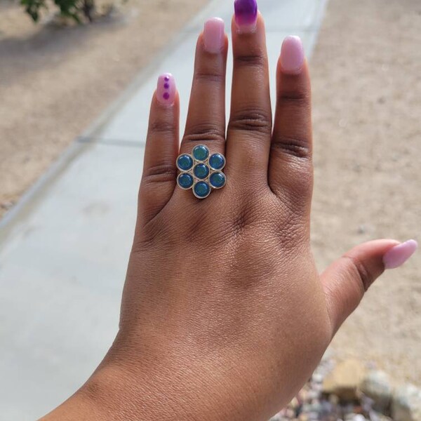 Flower of Light - Mood Ring - Sterling Silver 925 - Etsy