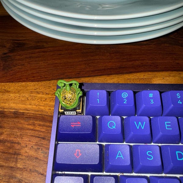 F5 Titanium Alloy Artisan Keycaps Cute Cherry Mx Mechanical Keyboard ...