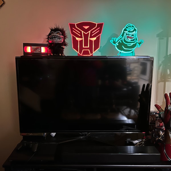 Autobot LED Sign: Transformers Fan Art, Edge Lit Decor - Etsy UK
