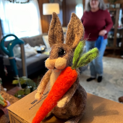 Adorable Needle Felted Spring Lamb - Etsy