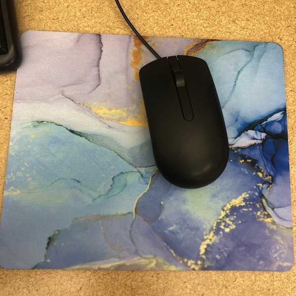 Mouse Pad Custom - Purple Ocean | Unique and Personalized Marbling ...