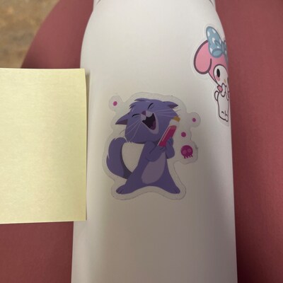 Yzma Cat With Potion Transparent Sticker/ Laptop iPhone Water Bottle ...