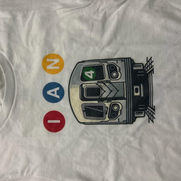 Custom Subway Train Birthday Shirt for Kids - Personalized With Name ...