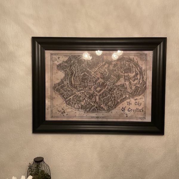 Map of Narnia, Fantasy Map, Art Print, the Lion, the Witch & the ...