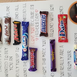 XL Personalised Birthday Chocolate Message Board - Etsy UK