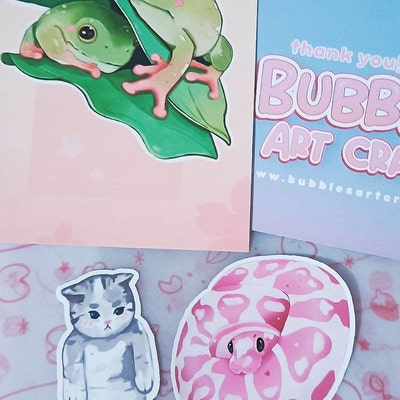 Snake Sticker Boop A Snoot Snake Fruit Sticker Pack Laptop Sticker ...