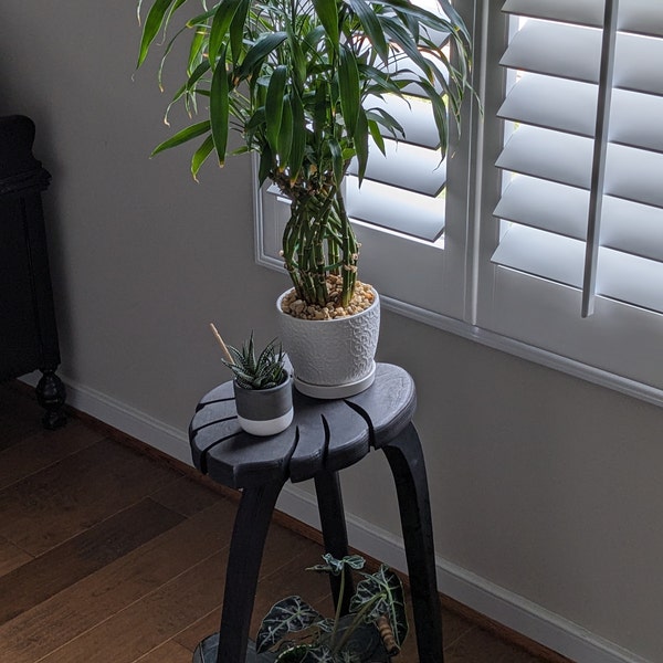 Monstera Stand, Plant Stand, Side Table, Monstera Table, Small Plant ...