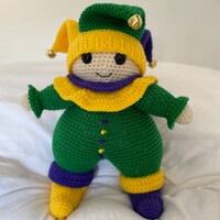 PDF PATTERN : Jester, the Porcelain Doll Amigurumi - a Carnival Crochet ...