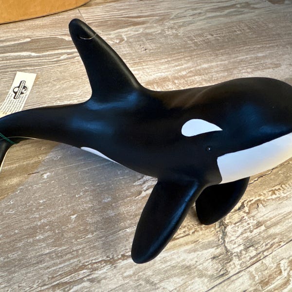 Killer Orca Whale Diving Straight Hanging Sculpture for Ceiling or ...