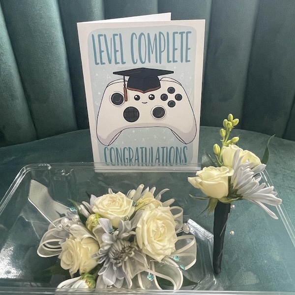 Gamer Graduation Card, Funny Grad Card, Gamer Card, Xbox Card ...