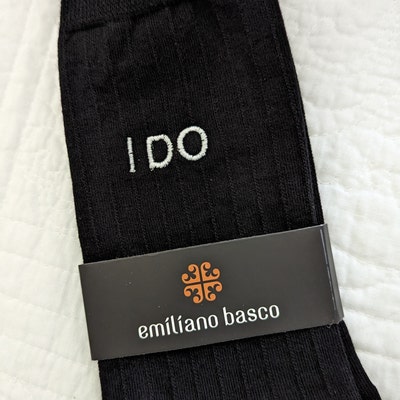 Personalized Initials Socks for Groomsmen Proposal Gifts , Embroidered ...