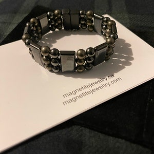 Ladies Magnetic Magnetite Lodestone Single Bracelet Magnetite - Etsy Canada