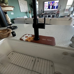 Handmade Kitchen Splash Guard for Sink Faucetfaucet Splash - Etsy