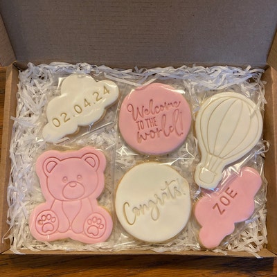New Job Congratulations Good Luck Personalised Biscuit Cookies Box Gift ...