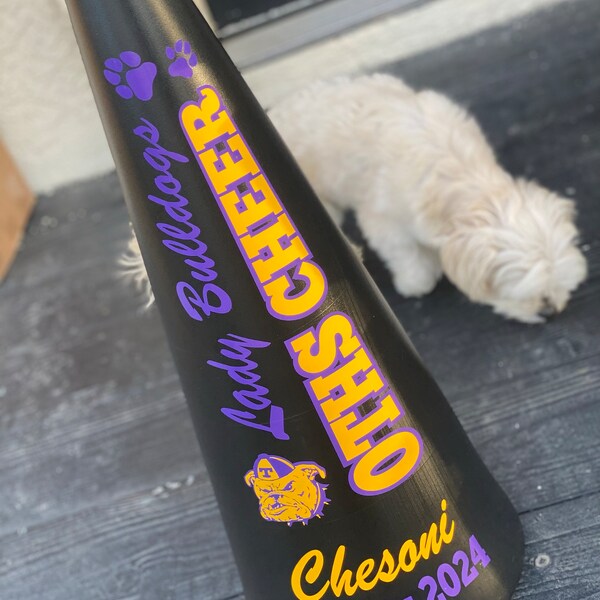 4 PACK 13"- 32" Custom Cheer Megaphones - Etsy