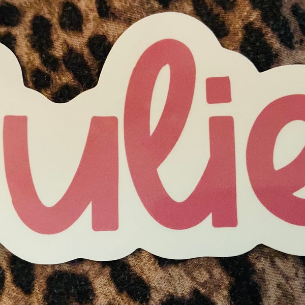 Custom Name Sticker, 7 Total Fonts | Personalize Stickers for Journals ...