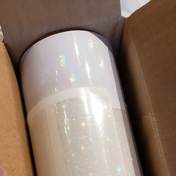 Transparent Holographic Oilslick Overlay, Novelty Grade,self-adhesive ...