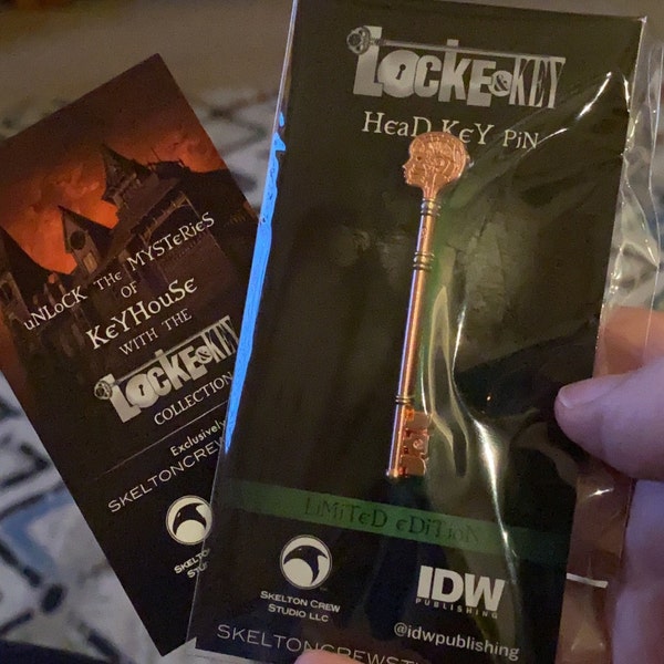 Locke & Key: Limited Edition Head Key Pin - Etsy