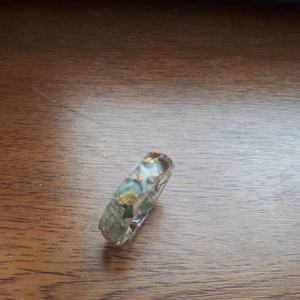 REAL MOSS RING, Cottagecore Resin Ring, Terrarium Jewelry, Nature Ring ...