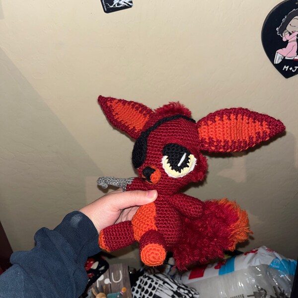 Five Nights at Freddy's Foxy Crochet Pattern - Digital Download. This ...