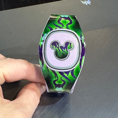 NOT for MB Frozen Ice Castle Christmas Magic Band 2.0 Decal Skin Wrap ...