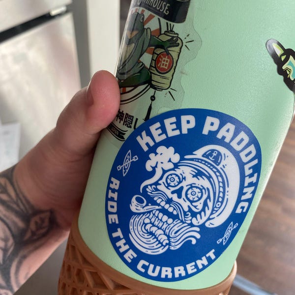 Roll A Fatty Fat Tire Bicycle Sticker, Fat Tire Bike Sticker, Biking ...