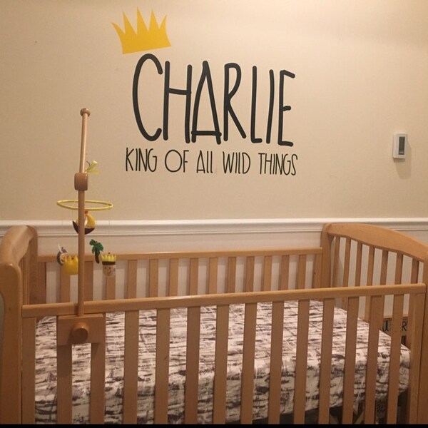 Where the Wild Things Are Inspired Decal, Custom Name Decal, Wild ...