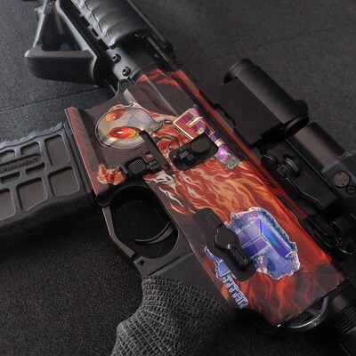 Oni Mask Goon Swords JDM Oil Slick Sticker Anime Decal - Etsy