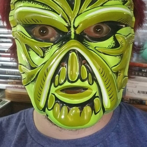 DC Comics Swamp Thing Vintage Halloween Mask 1990 Creature Monster PVC ...