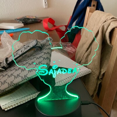 Black Girl Magic Night Light LED Light Color Changing Neon Light Sign ...