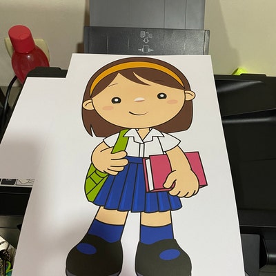 Digital Clipart Graduation Kids Illustrations Blue Gown and - Etsy