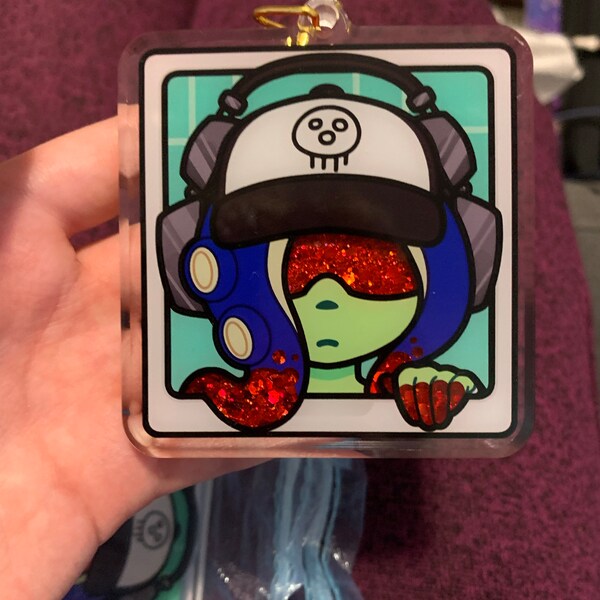 Agent 8 & Acht (dedf1sh) Liquid Glitter Shakers | Splatoon 3 Side Order ...