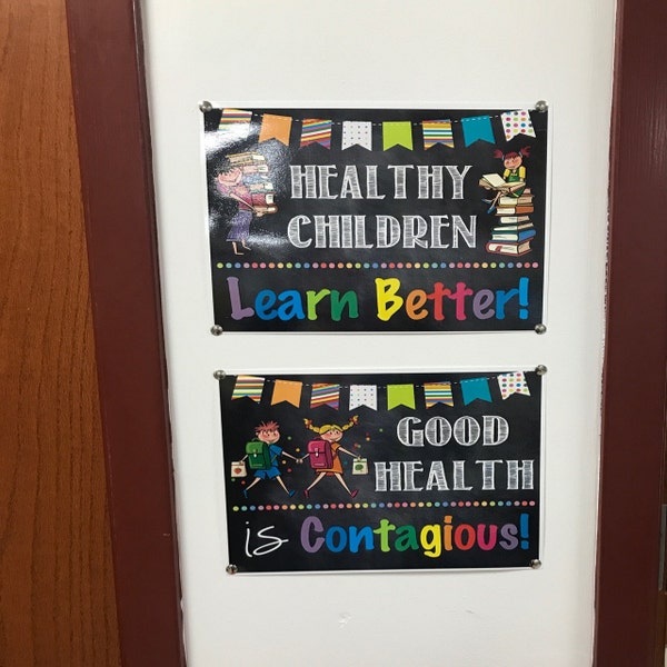 Health Room Office Posters, School Health Posters, Nurse, INSTANT ...