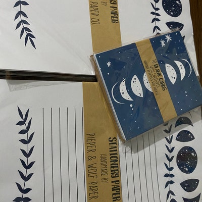 Cosmic Celestial Desert Paper Stationery Stationary Set Celestial Moon ...