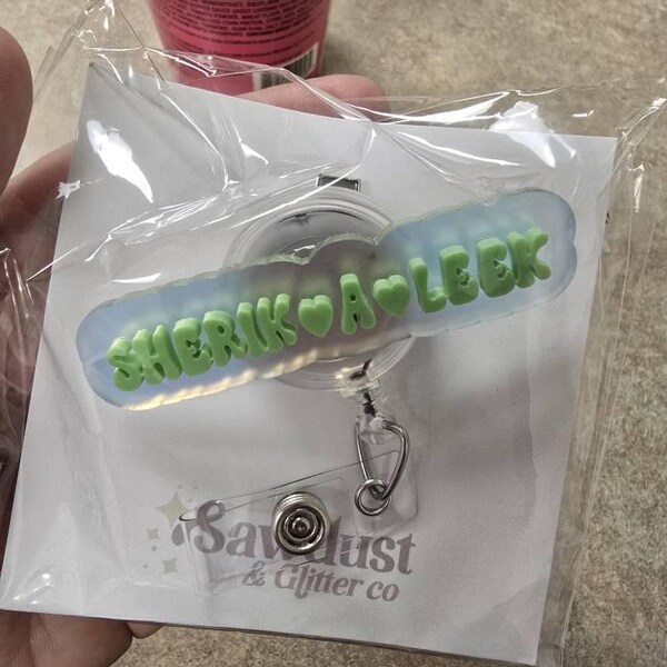 Custom Acrylic Badge Topper, Badge Buddy Topper, ID Holder, Acrylic ...